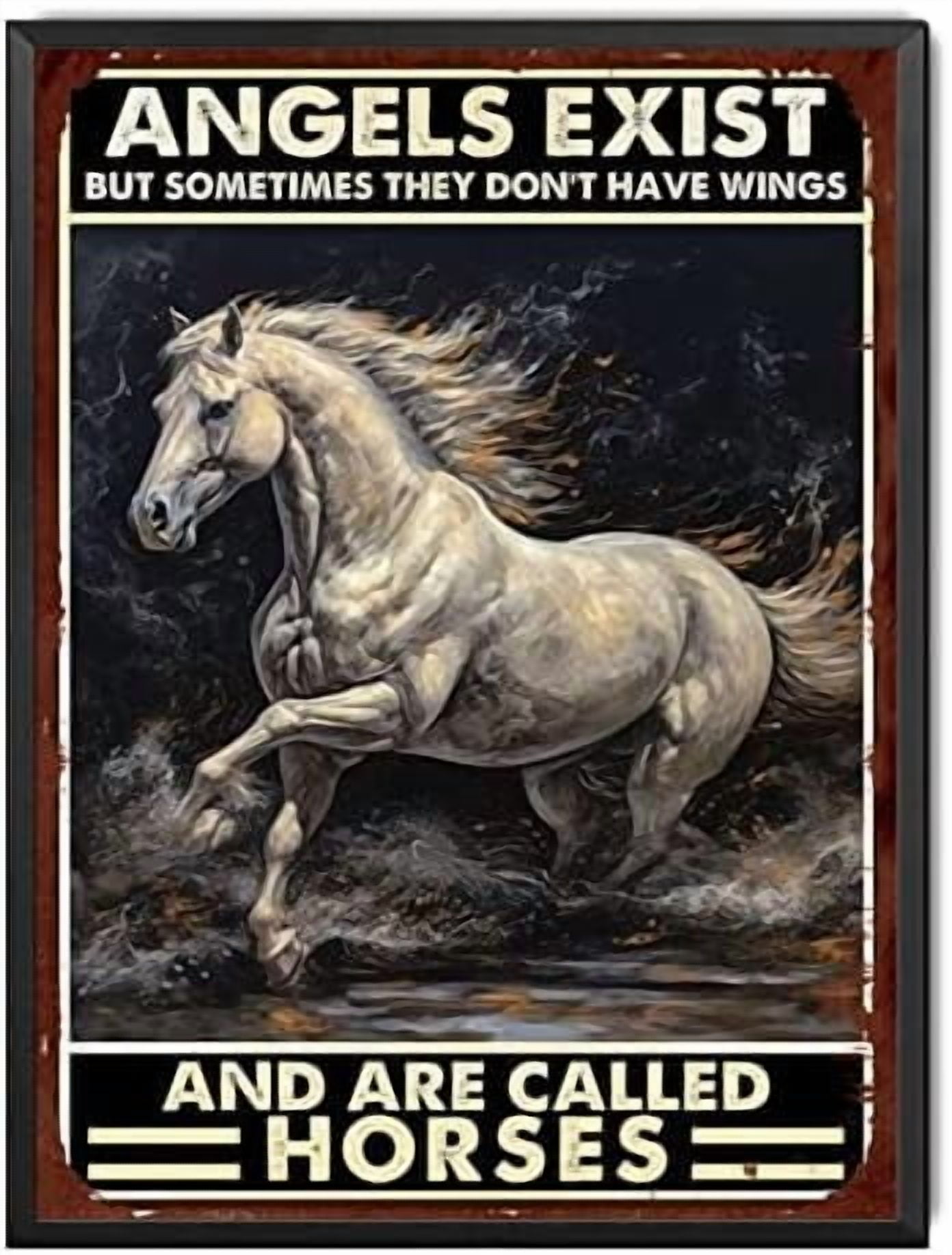 Retro Tin Sign Angels Exist But Sometimes They Dont Have Wings and are ...