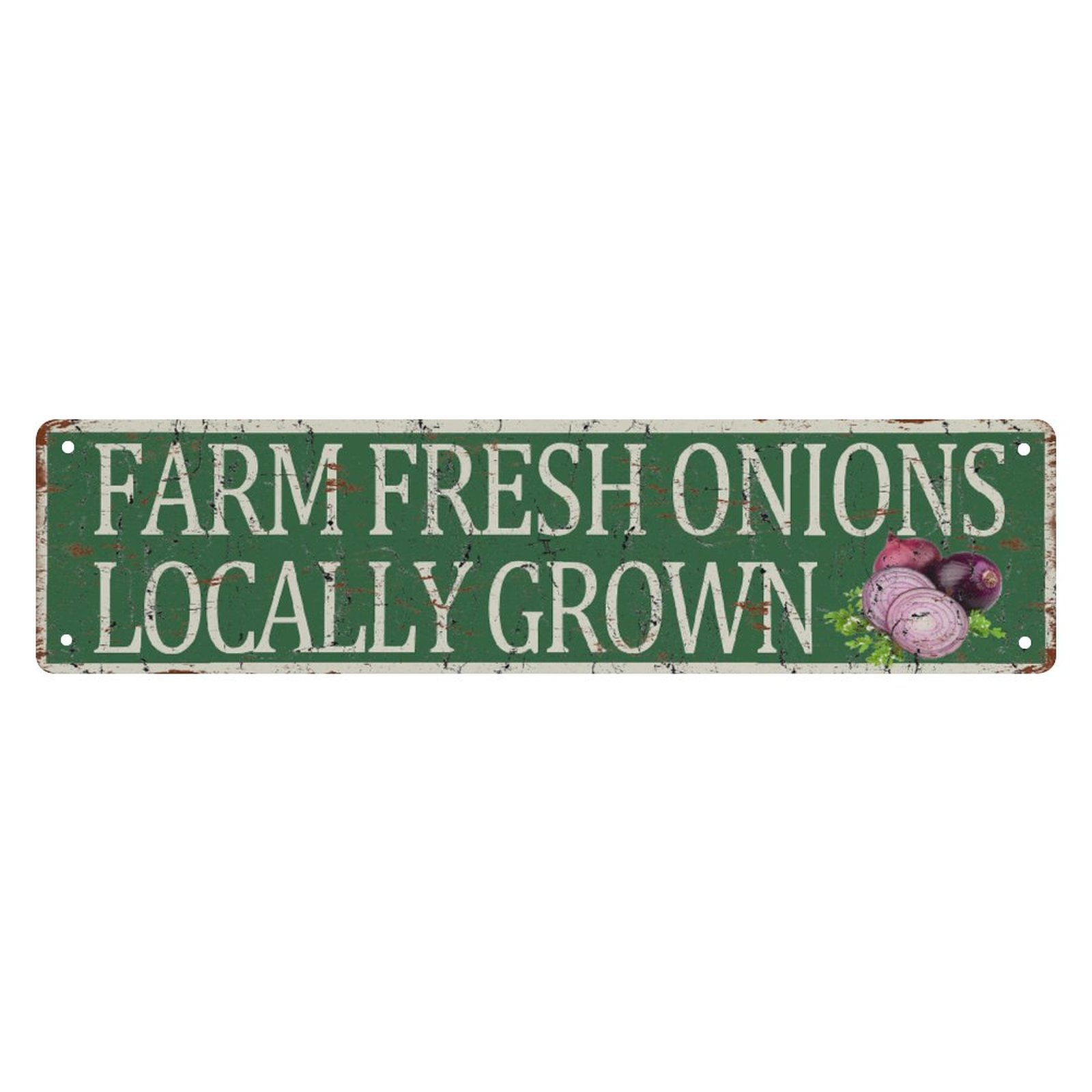 Retro Tin Sign Farm Fresh Cabbage Locally Grown Vintage Signs Retro ...
