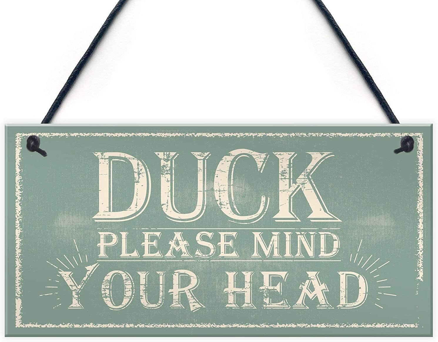 Retro Tin Sign Please Watch Your Head Poster 12x8Inches - Walmart.com