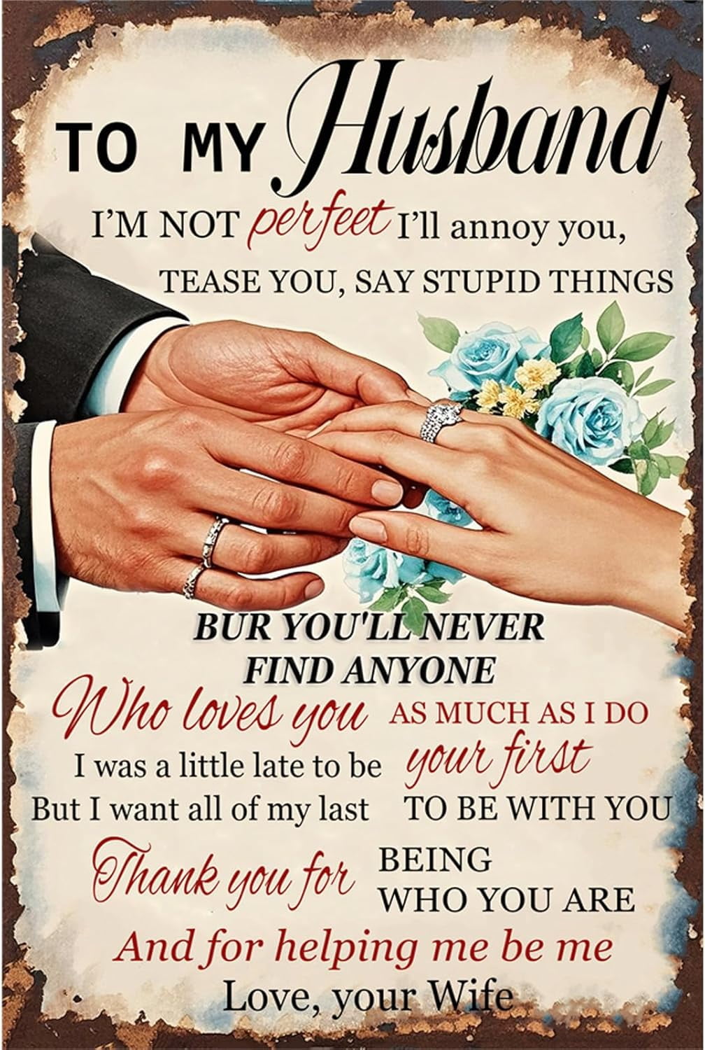 Retro Tin Sign - Vintage Metal Wall Art for Home, Bar, Cafe, Garage, or ...