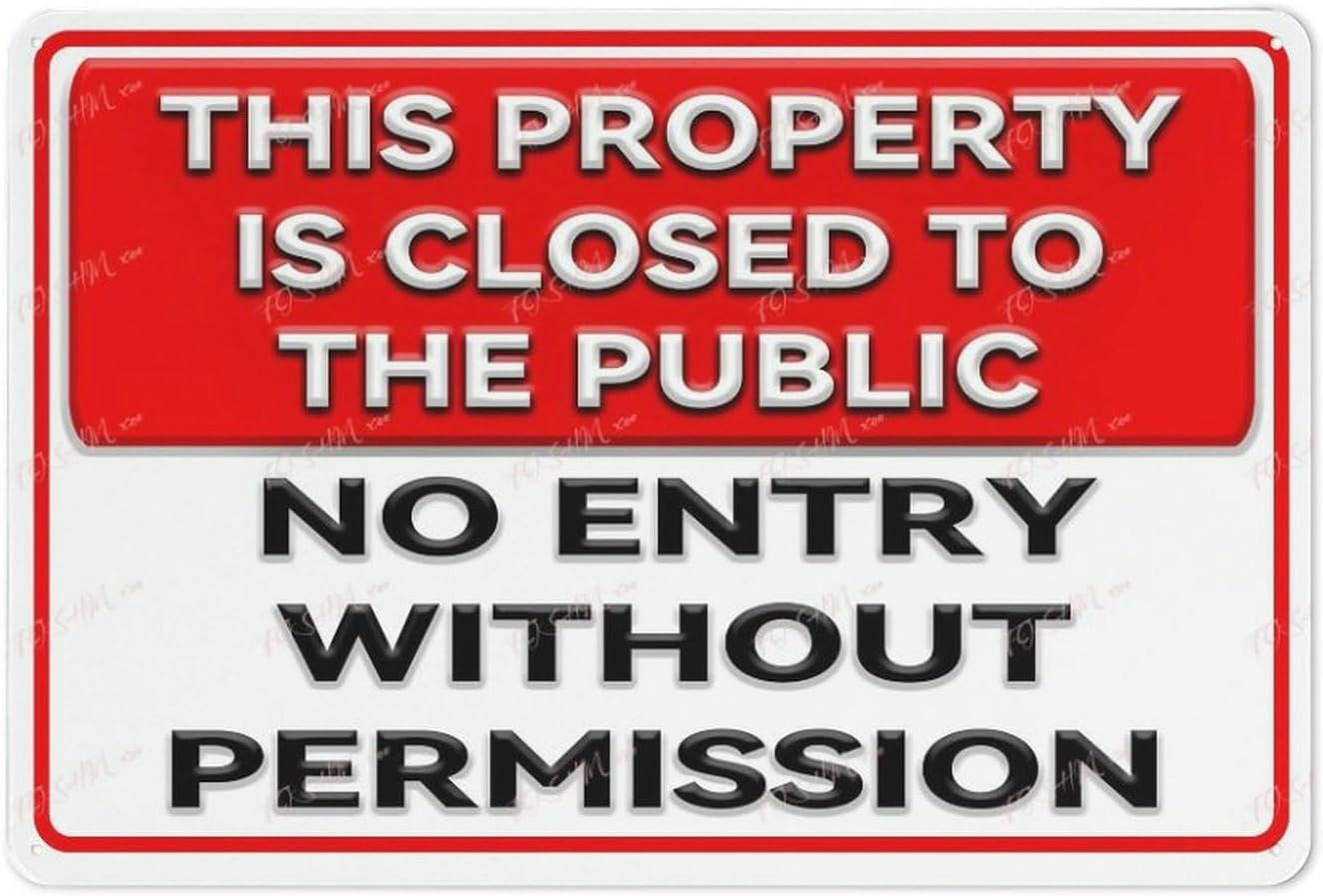 Retro Tin Sign Visitors Please Respect Farm Biosecurity Please Do Not ...