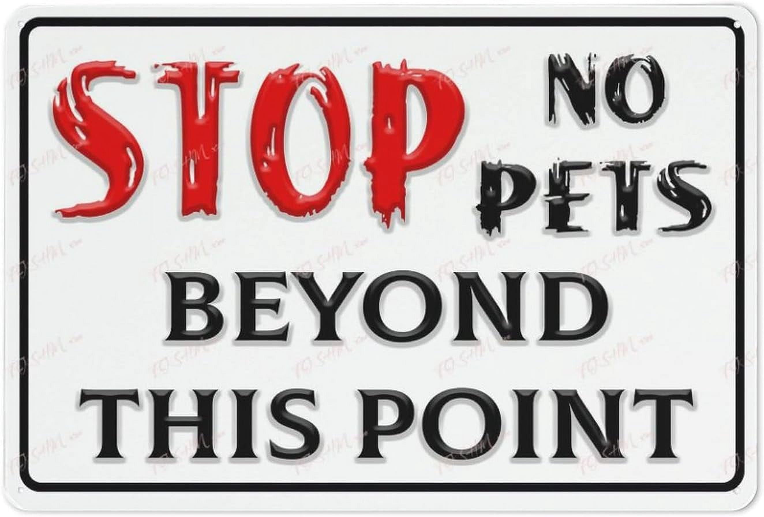Retro Tin Sign Visitors Please Respect Farm Biosecurity Please Do Not ...