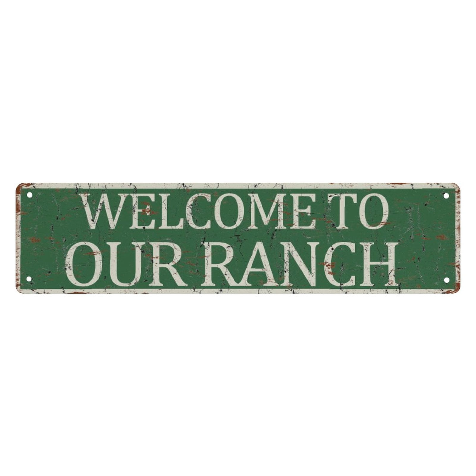 Retro Tin Sign Welcome To Our Playground Vintage Signs Retro Street ...