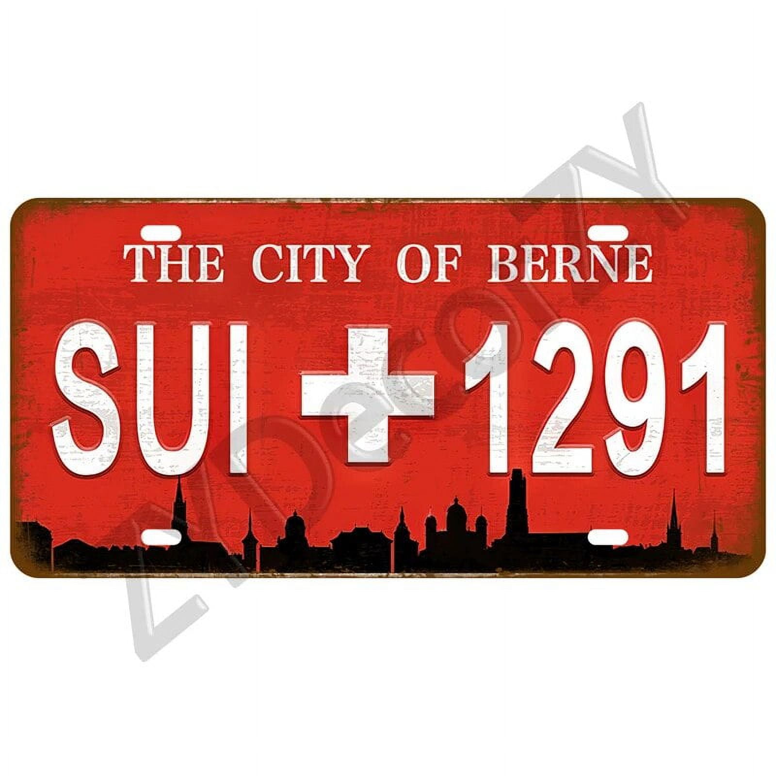 Retro Tinplates Plate Landmark Country Metal Sign Plaque Metal Vintage ...