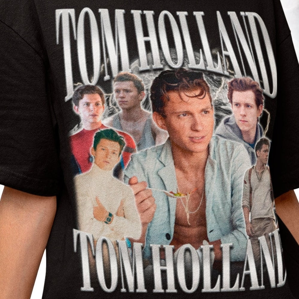 Retro Tom Holland T-Shirt - Tom Holland Pullover - Tom Holland Fan ...