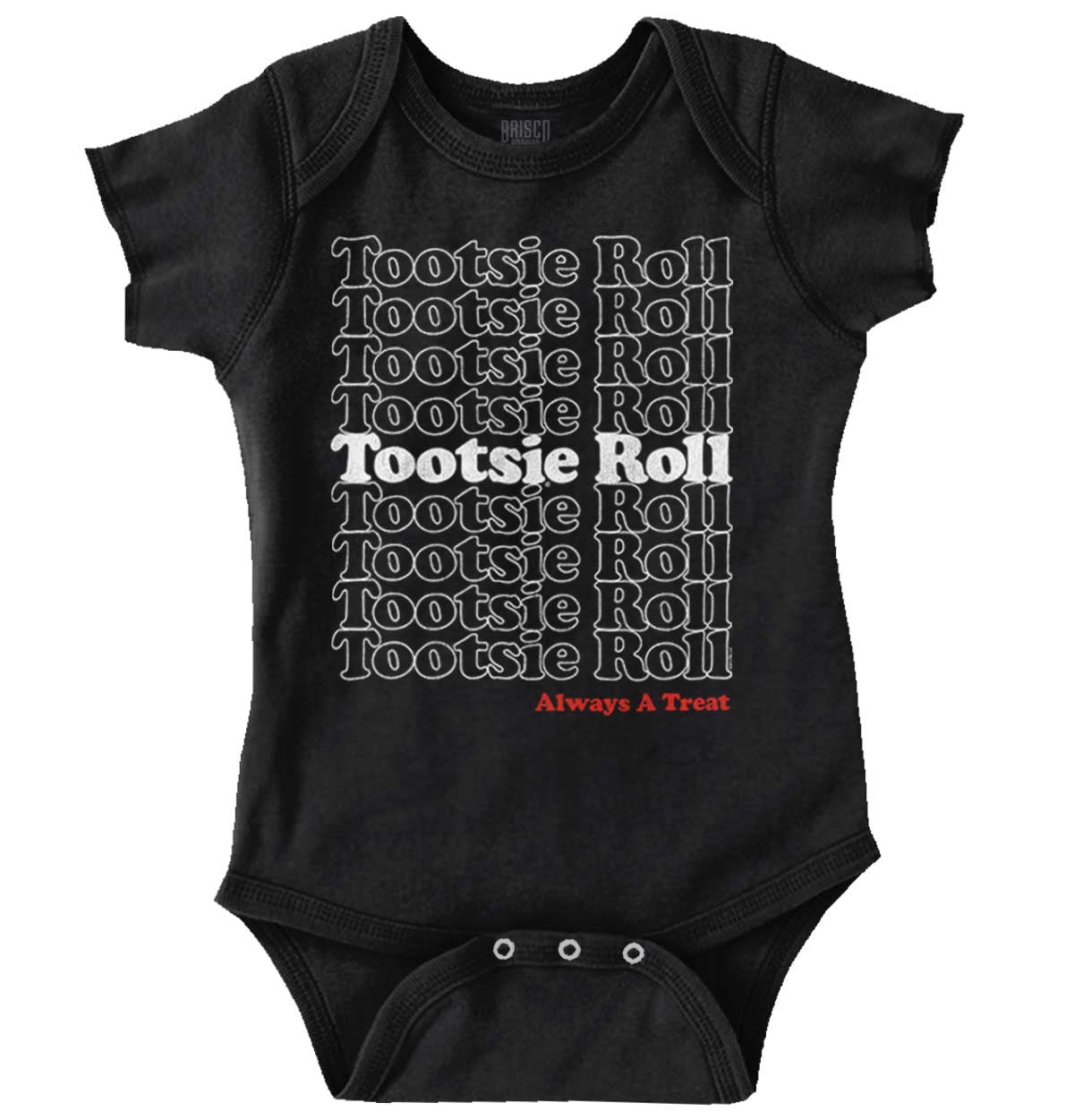 Retro Tootsie Roll Vintage Candy Logo Romper Boys or Girls Infant Baby ...