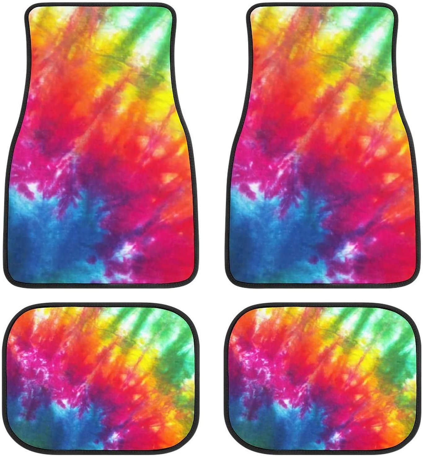 Retro Traditional Hot Rod Flames 4 Pieces Car Floor Mats Car Carpets ...