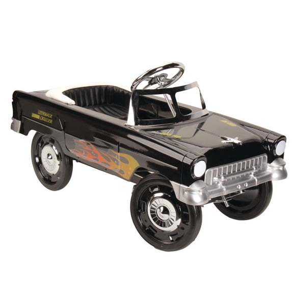 Blue Diamond Classics 1955 Chevy Hot Rod Pedal Car for Big Kids, Black ...