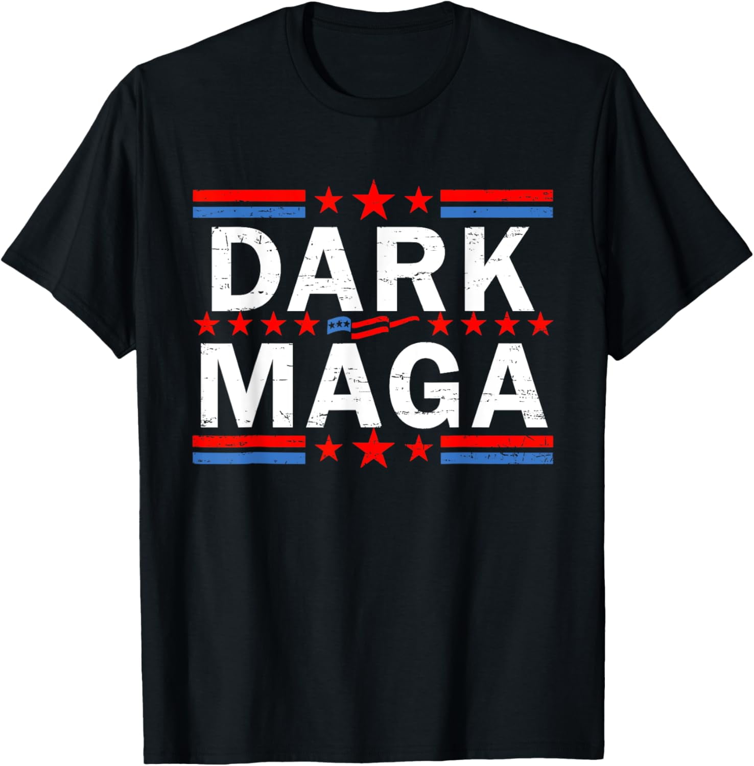 Retro Trump Dark MAGA 2024 Funny 47th President Election T-Shirt ...