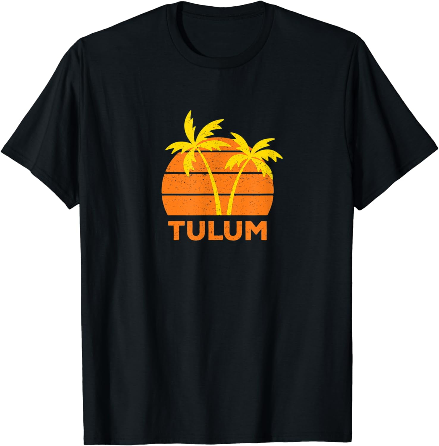 Retro Tulum Mexico Souvenir Gift T-Shirt - Walmart.com