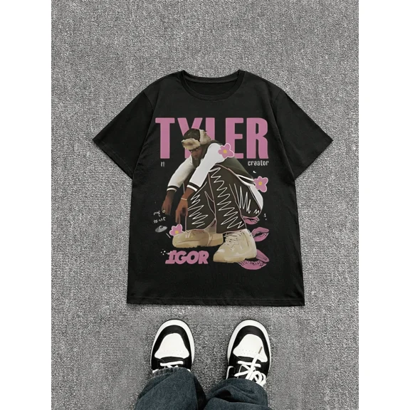 Believe In Yourself Heart Flower Print T Shirt Black Motivational ...