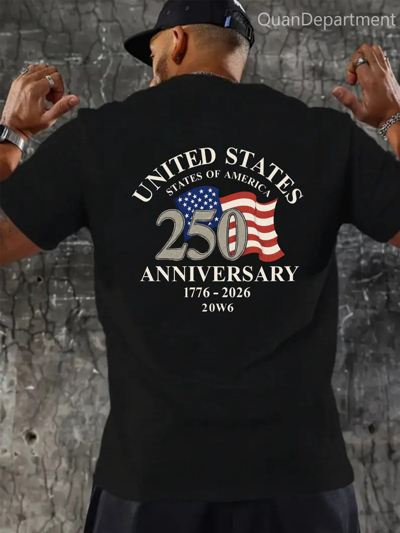 Retro United States 250th Anniversary 1776-2026 Patriotic American Flag ...