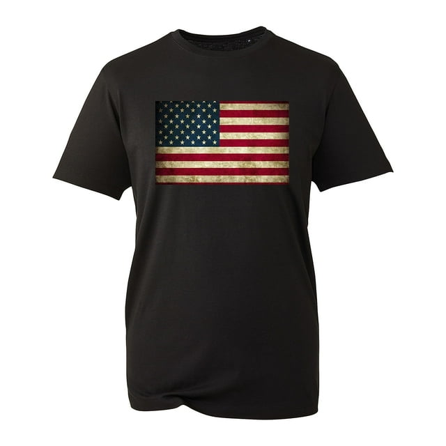Retro United States of America Flag T-Shirt, USA Flag 4th of July Happy ...