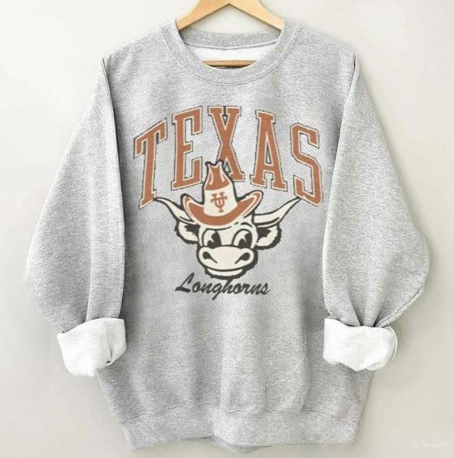 Retro University of Texas Longhorns SweaNewChapterNSweater Unisex ...