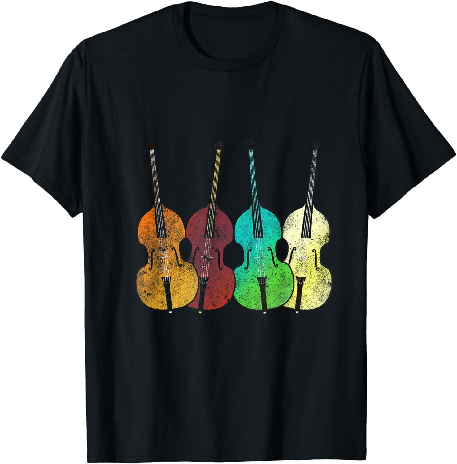 Retro Upright Bass Shirt - Classical Music Shirt - Walmart.com