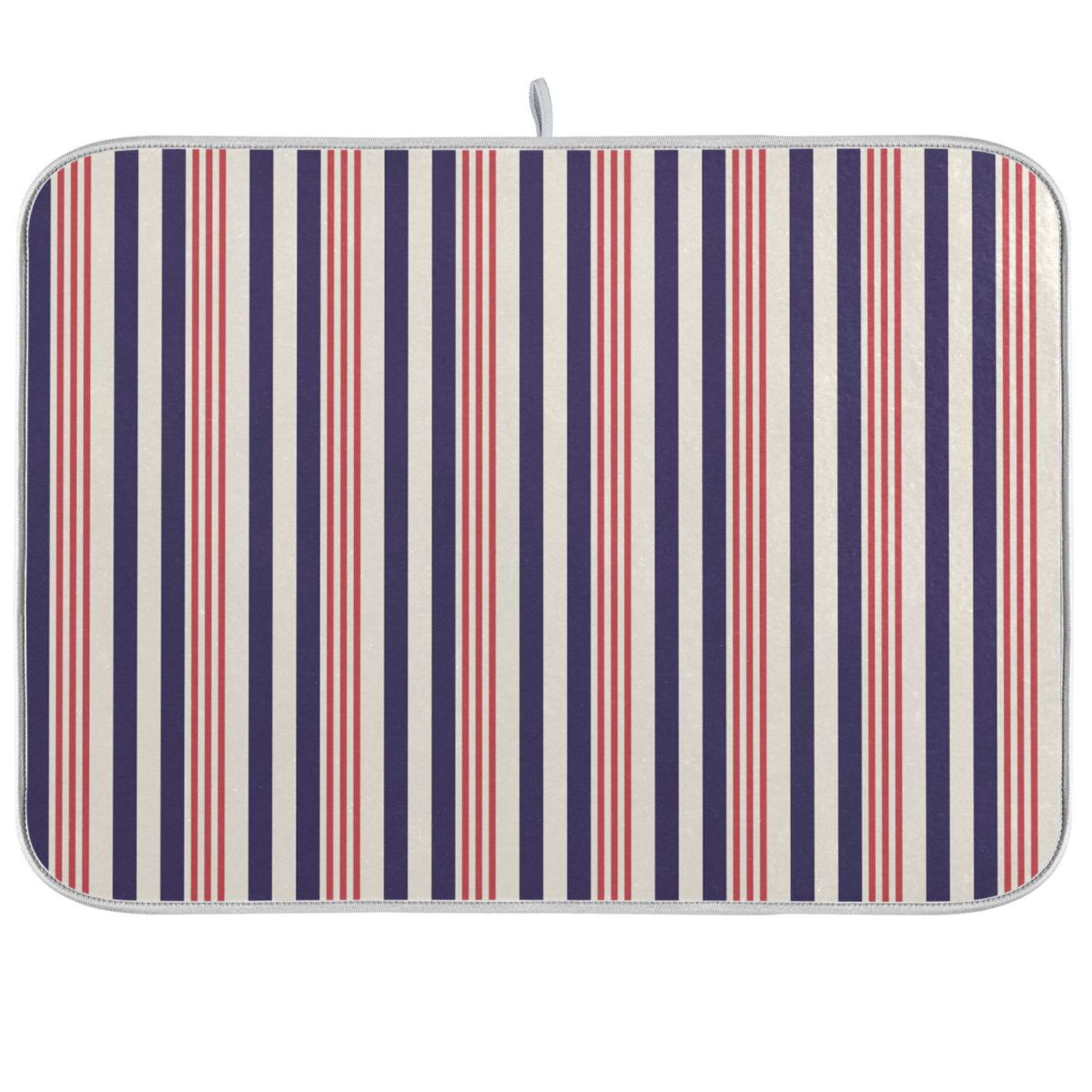 Retro Usa Color Striped Dish Drying Mat Microfiber Kitchen Mats Large ...