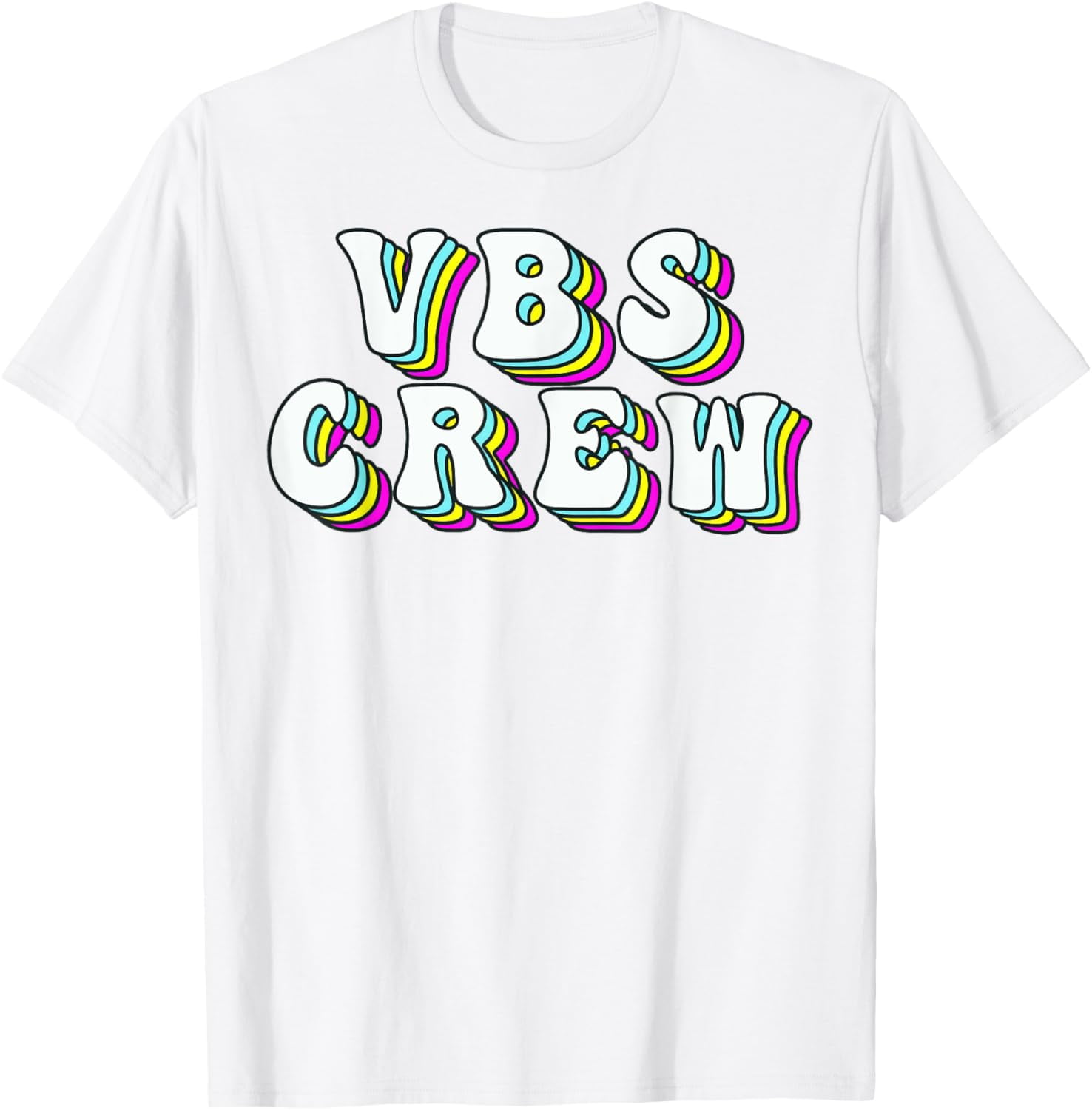 Retro VBS Crew VBS 2024 Vacation Bible School Christian T-Shirt ...