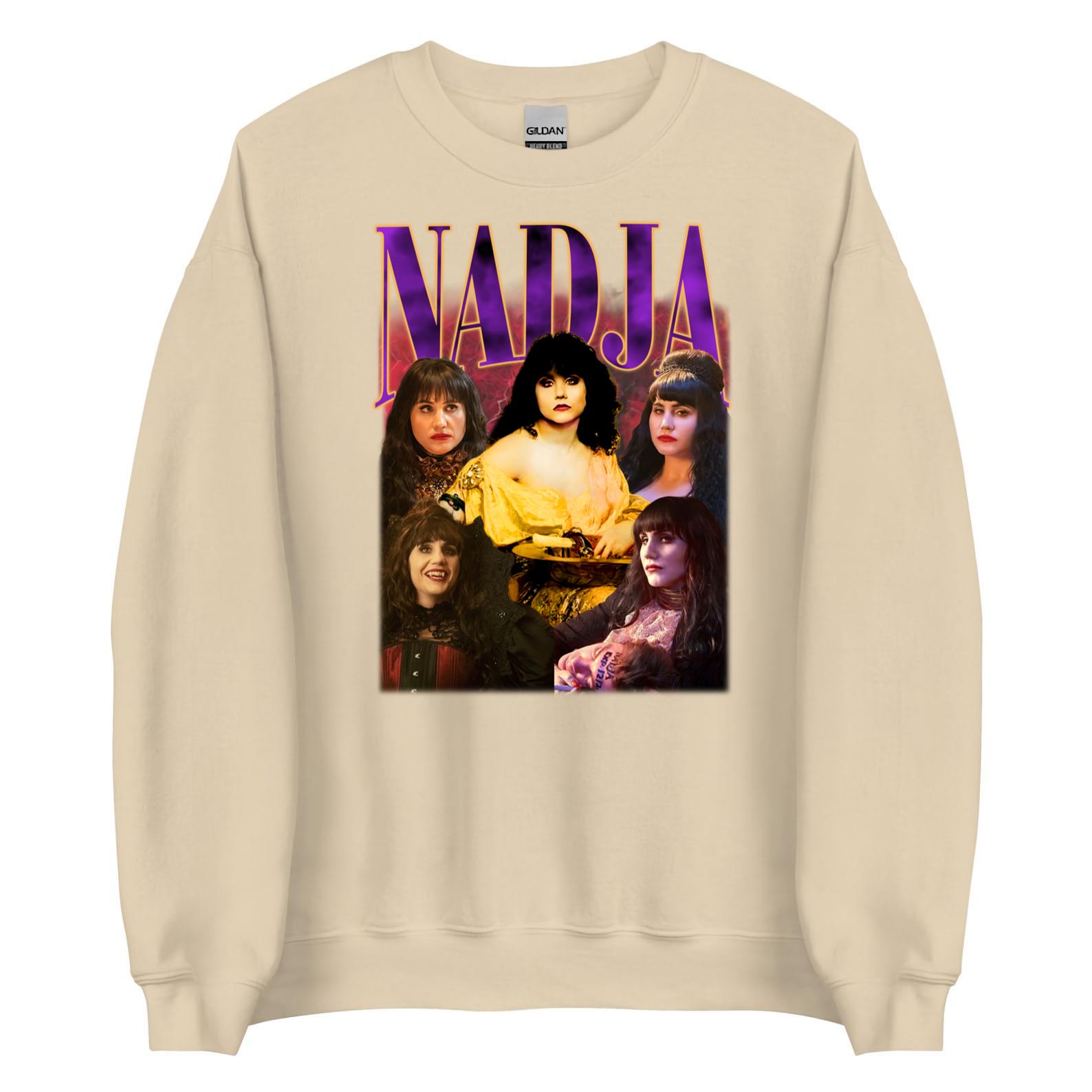 Retro Vampire Comedy Inspired Nadja Shirt, Gothic Humor Fan Tee, Dark ...