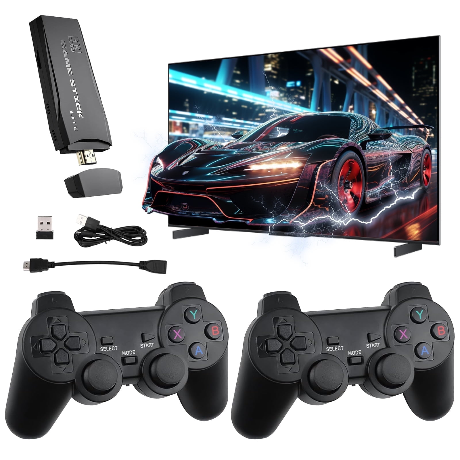 Kailwokk Game Stick Console, Retro Game Stick with 20000+ Games, 4K ...