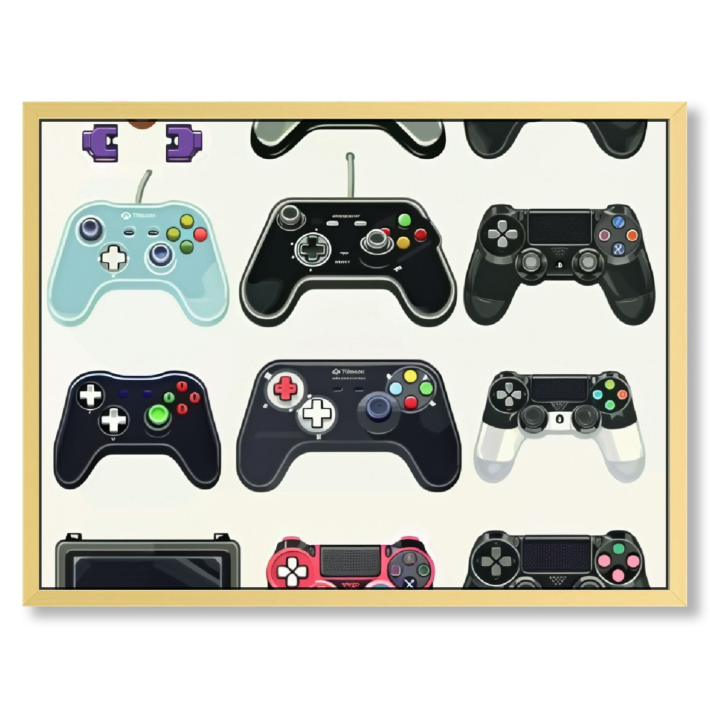 Retro Video Game Posters for Walls Room Decor, Video Game Room Decor ...
