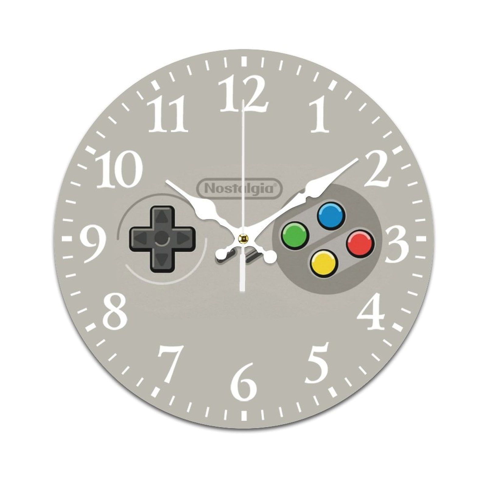Retro Video Game Turbo Controller Wall Clock Modern Design Clocks Wall ...