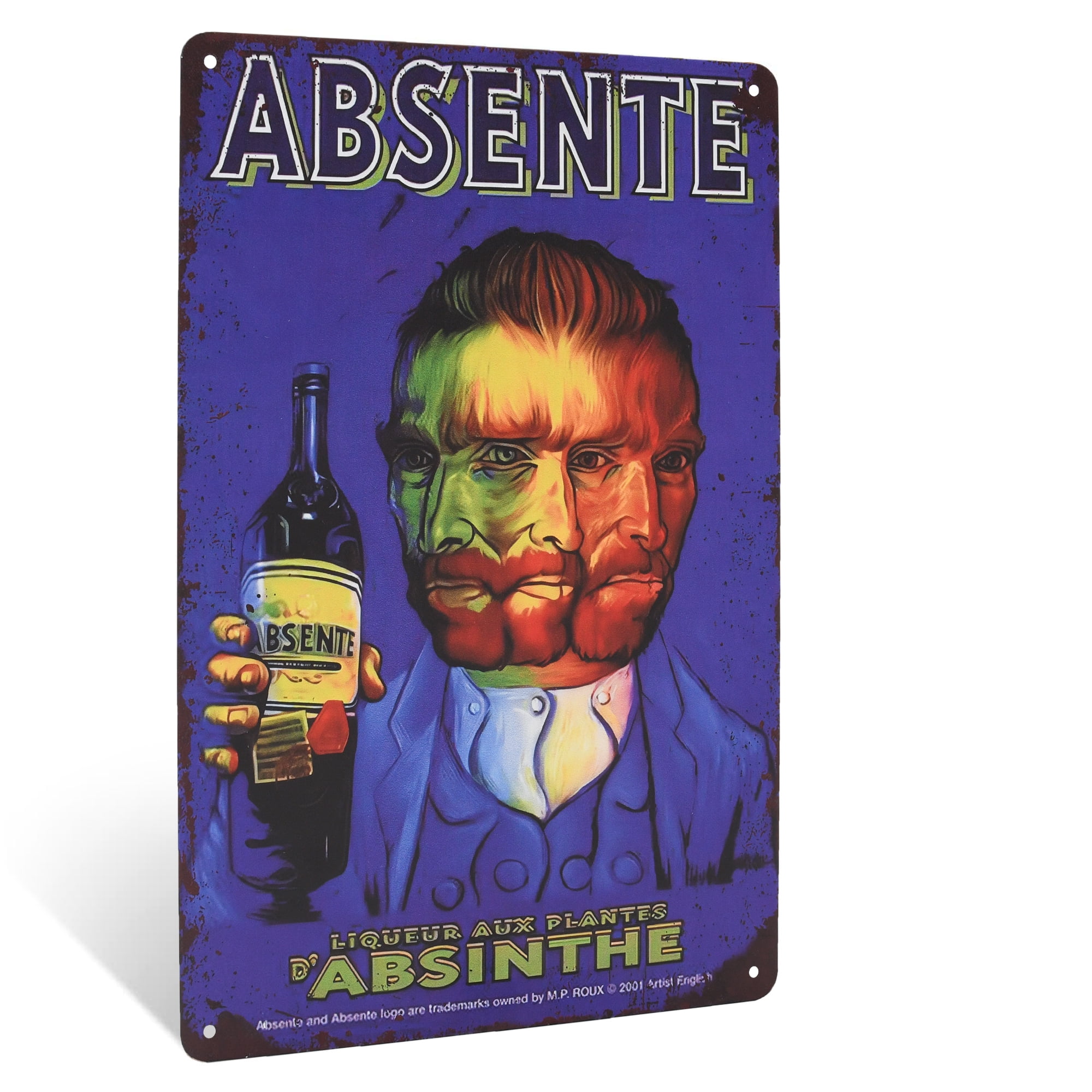 Metal Poster Advertising Absinthe Sign Van Gogh Retro Wall Art House ...