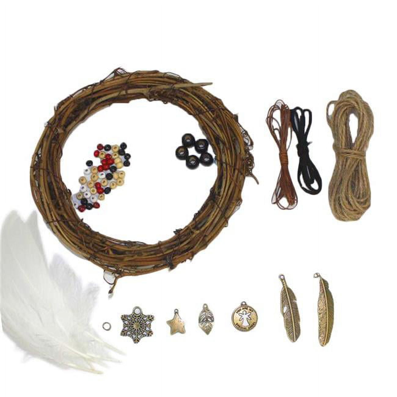 Retro Vine Circle DIY Dream Catcher Craft Kit for Handmade Home ...