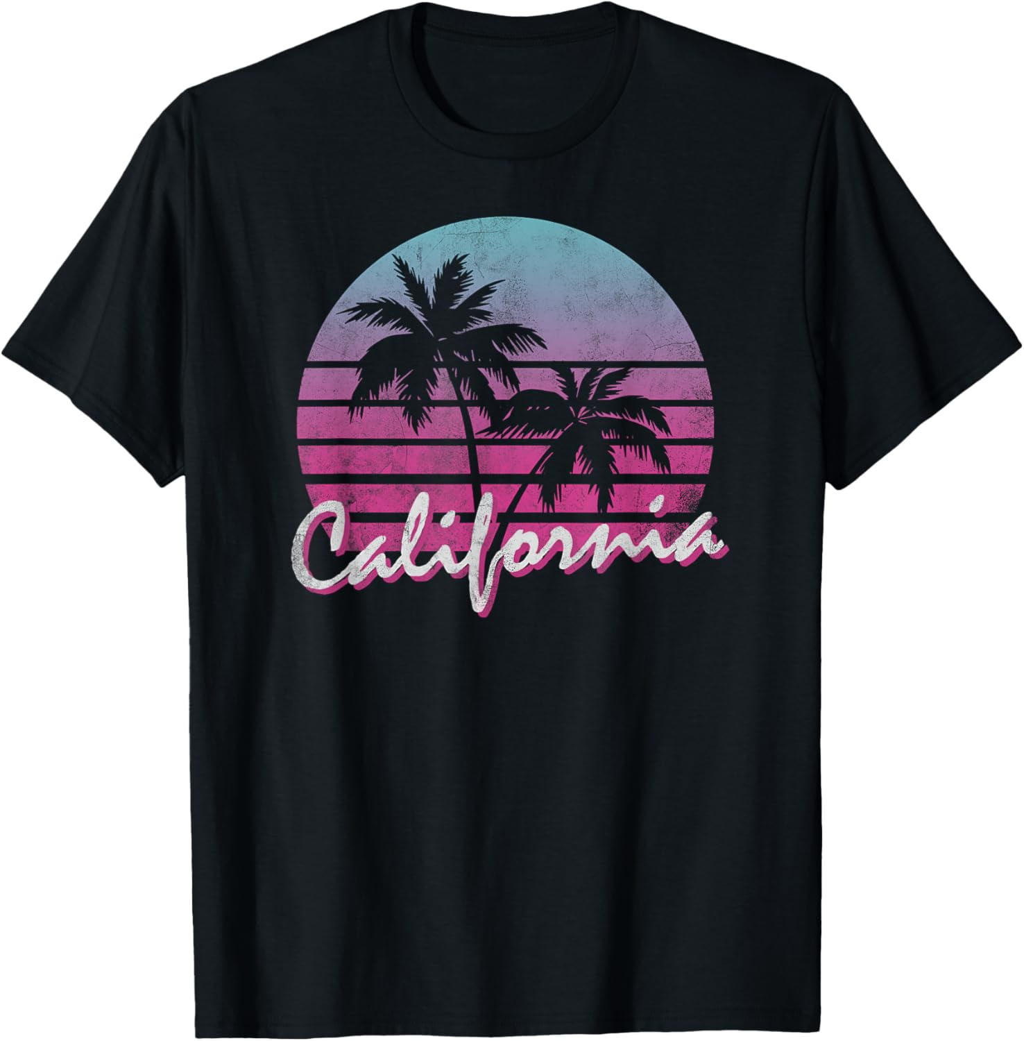 Retro Vintage 70s 80s Throwback Surf California T-Shirt - Walmart.com