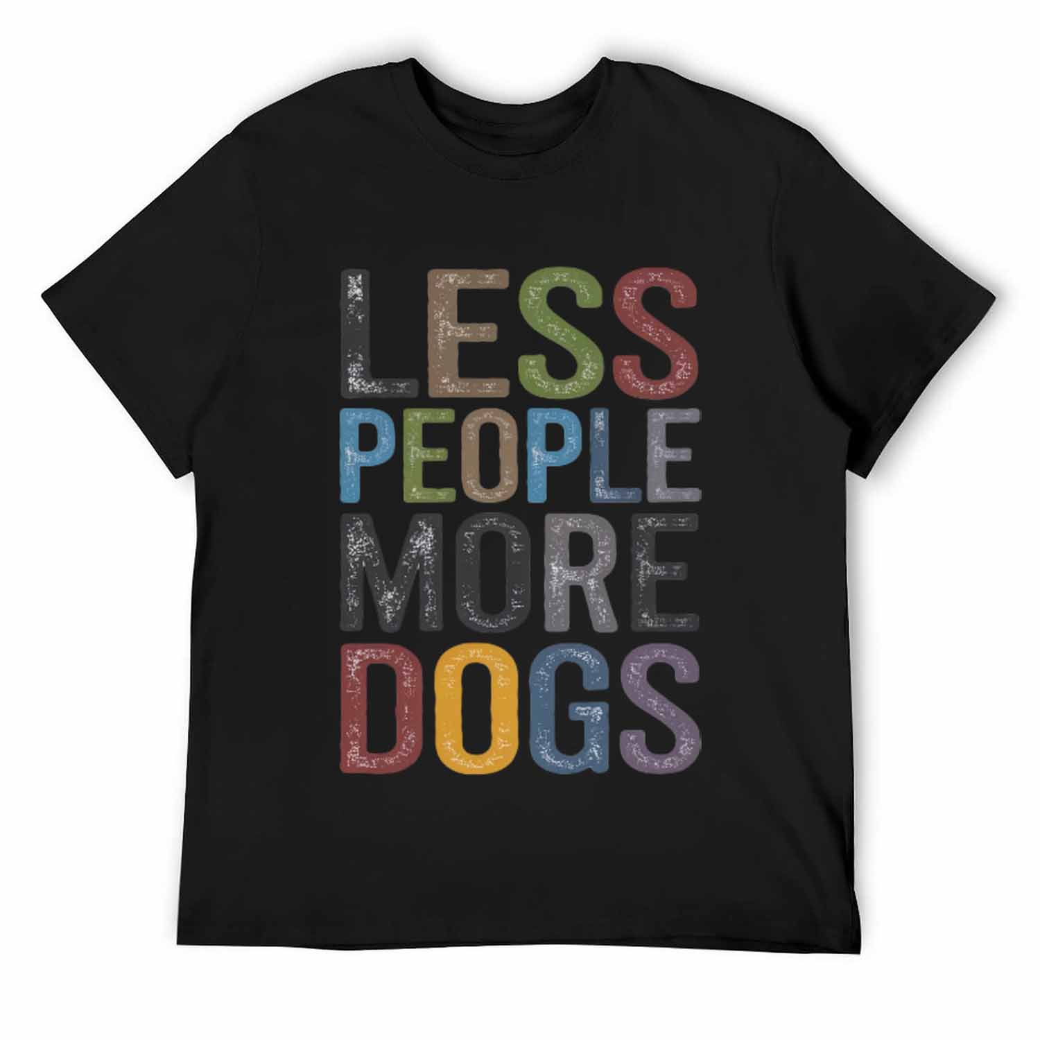 Retro Vintage American Less people more dogst shirt design chicken ...