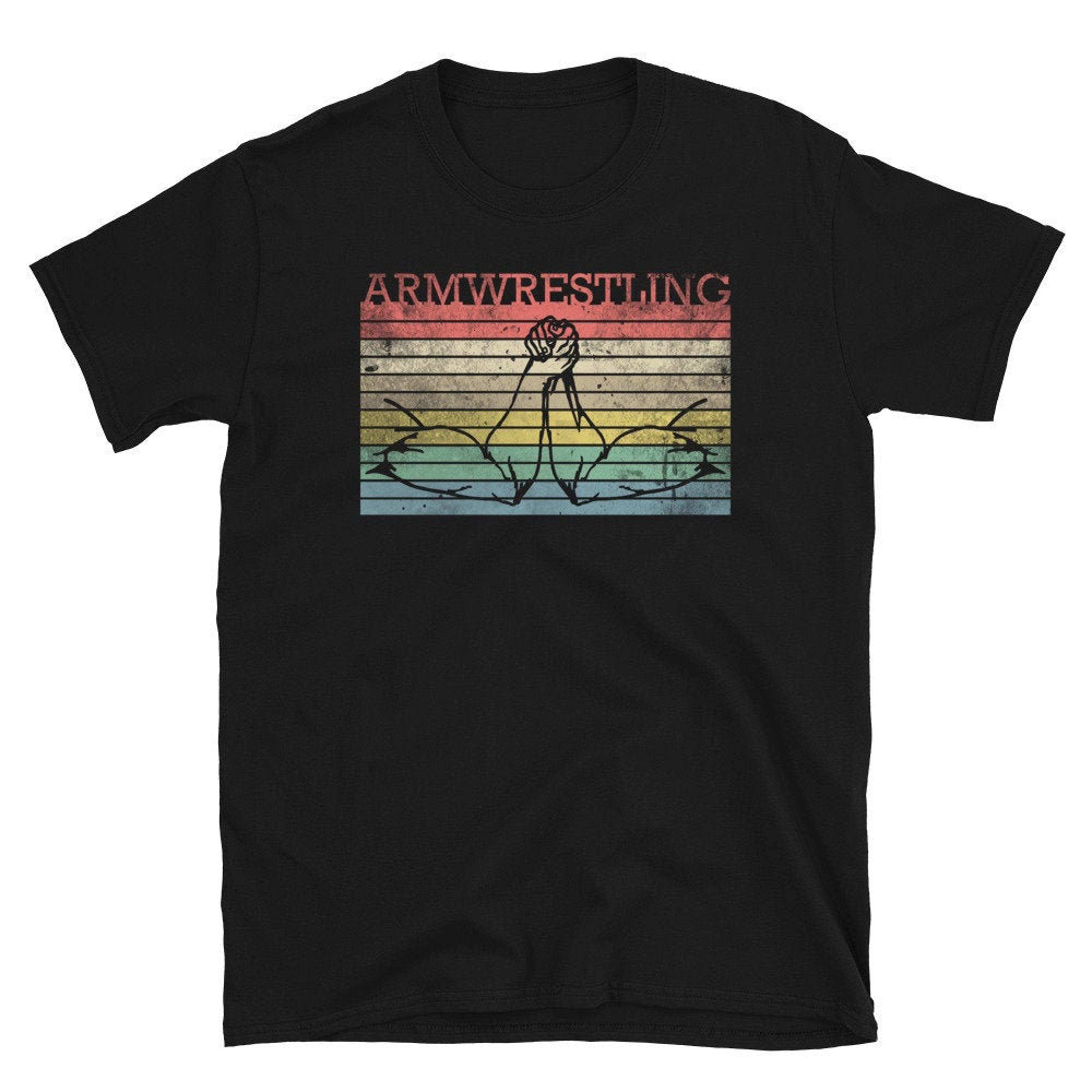 Retro Vintage Arm Wrestling Gift T-Shirt For Man & Woman – Armwrestling ...