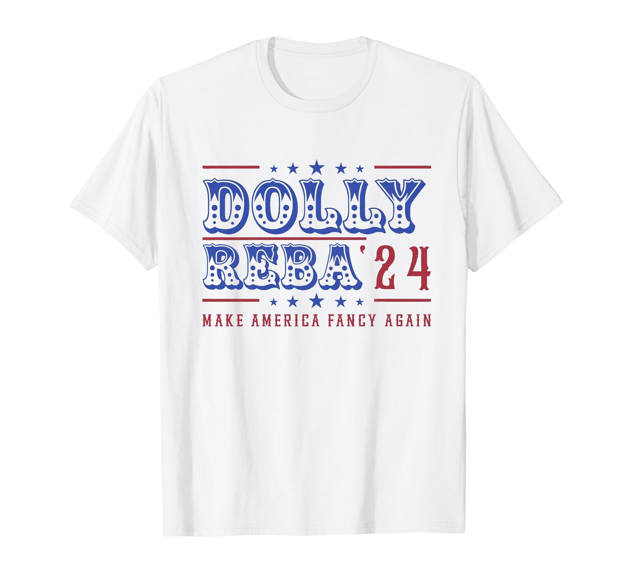 Retro Vintage Dolly And Reba 2024 Make America Fancy Again T-Shirt ...