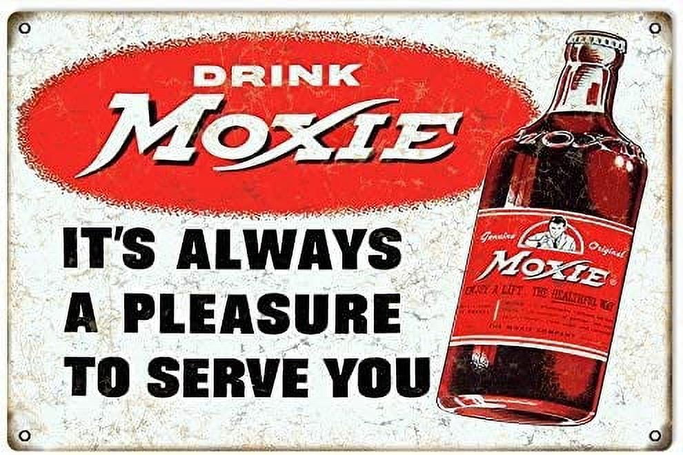 Retro Vintage Drink Moxie Soda Metal Tin Sign Home Bar Cafe Retaurant Wall Decor Signs 12x8inch ...