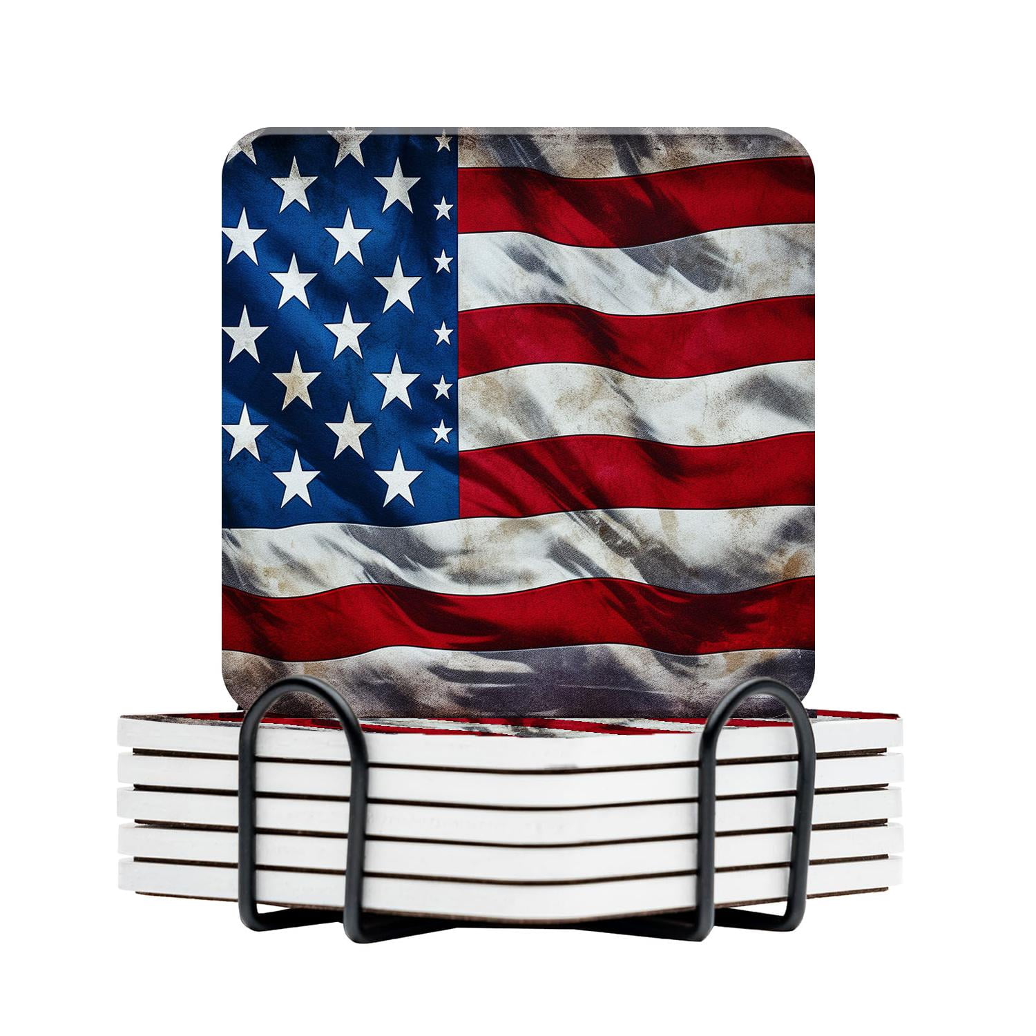 Retro Vintage Grunge American Flag Patriotic Usa Design Print Print ...