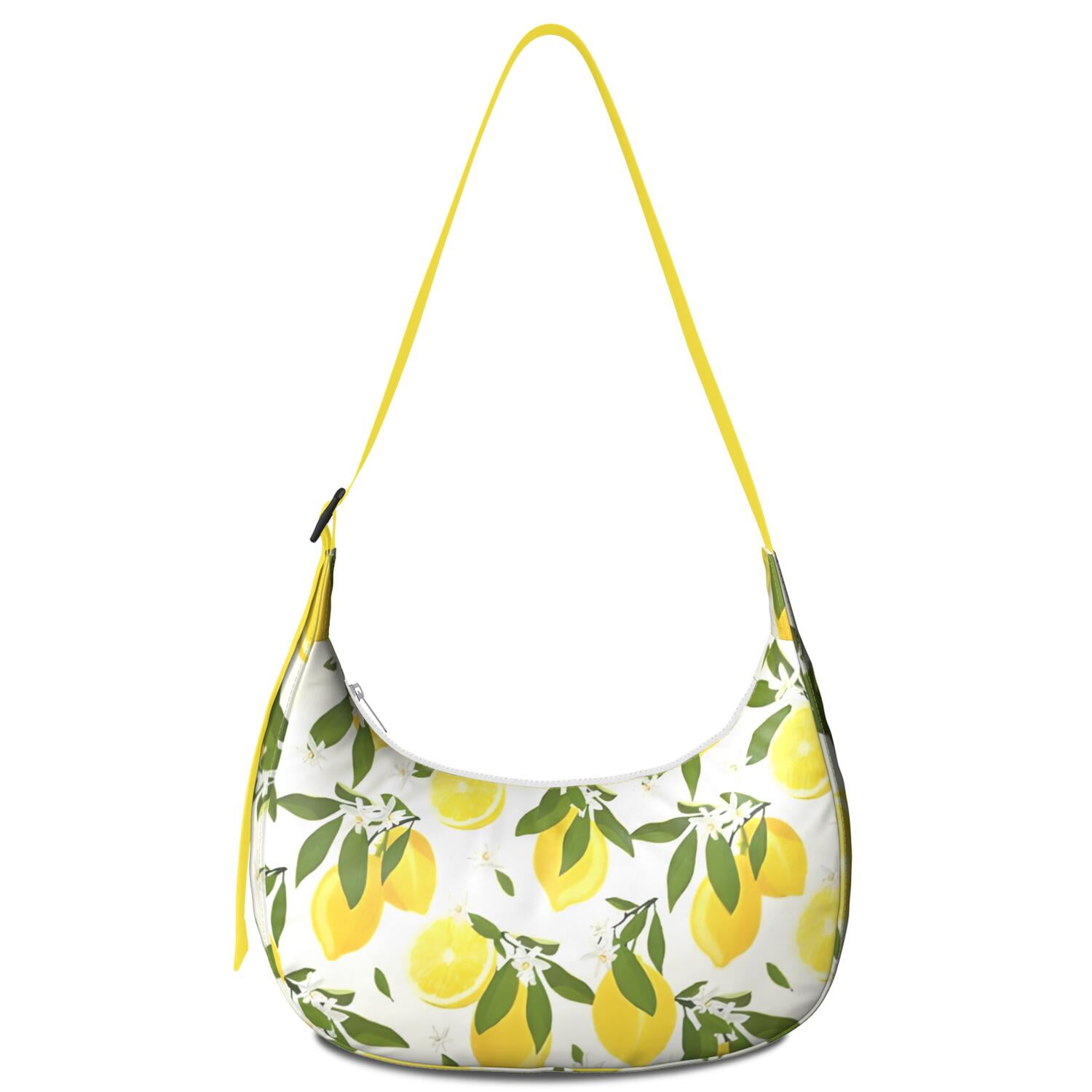 Retro Vintage Lemon Adjustable Strap Crossbody Bag Lightweight Nylon ...
