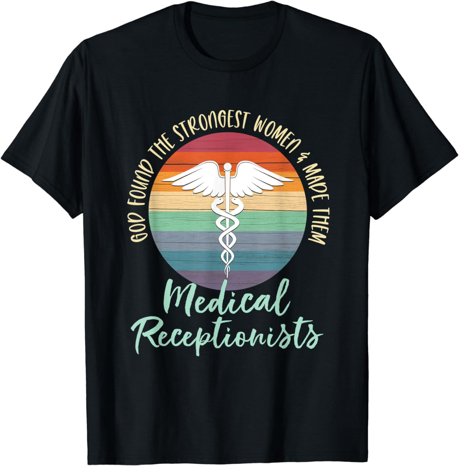 Retro Vintage Medical Symbol Medical Receptionist T-Shirt - Walmart.com