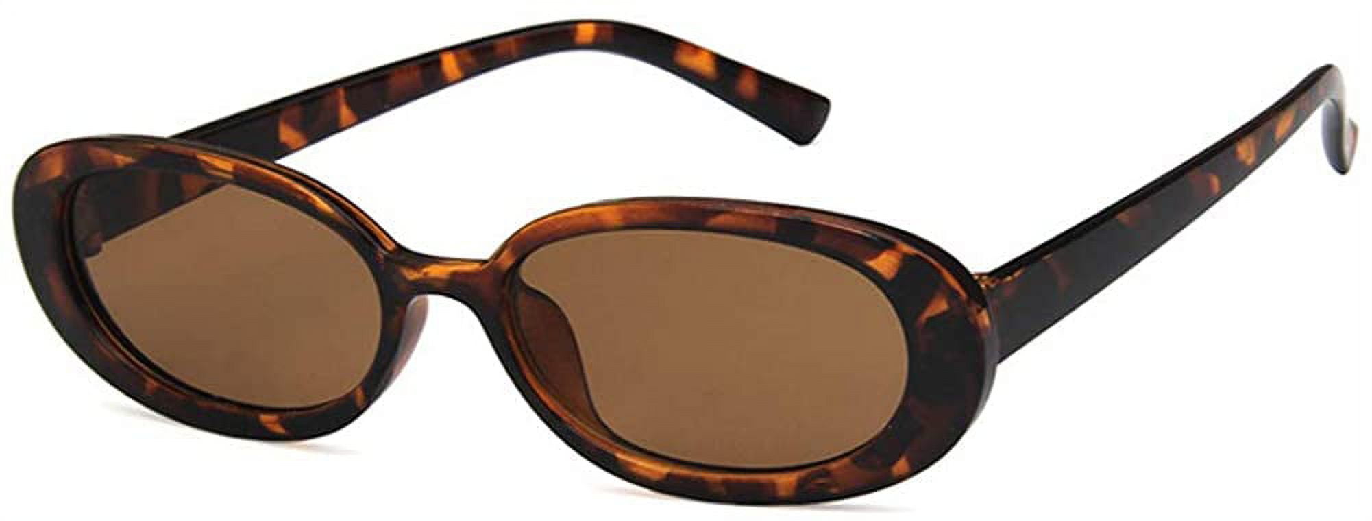 Retro Vintage Narrow Cat Eye Sunglasses For Women Clout Goggles Plastic