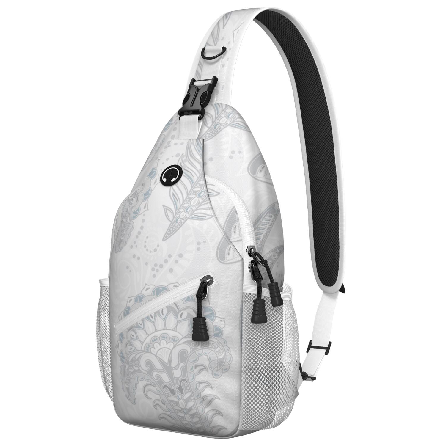 Retro Vintage Paisley Pattern Sling Bag - Exotic Artistic Chest Bag ...