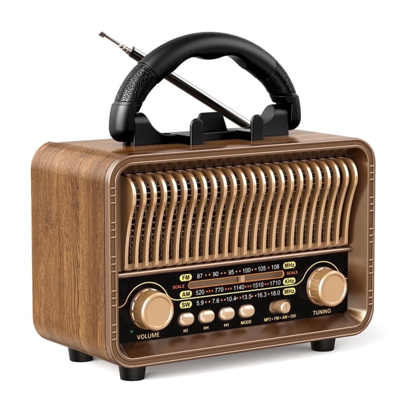 UMUTOO, Portable AM FM SW Radio, MG002, Bluetooth Wireless Speaker ...