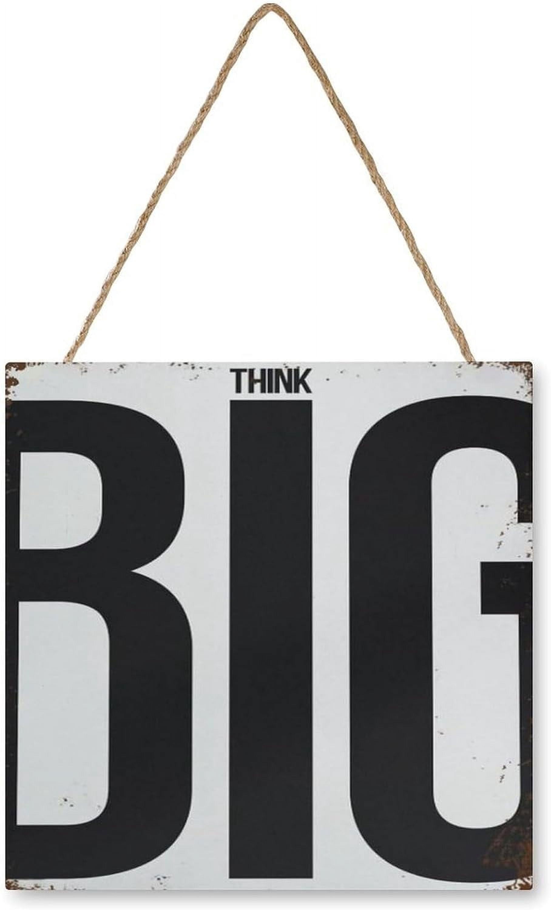 Retro Vintage Signs Think Big Poster,Motivational,Gift Idea Poster ...
