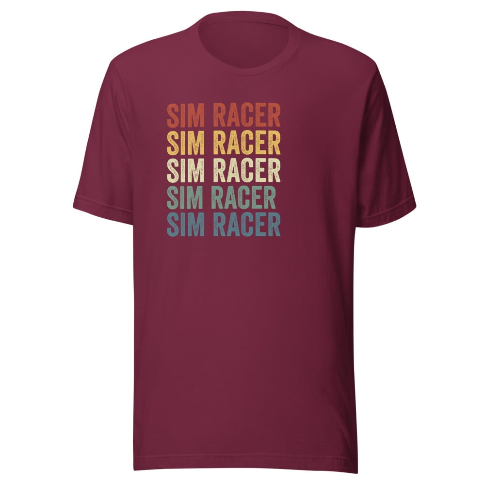 Retro Vintage Sim Racer, Car Racing Sim, Unisex, Funny Sim Racer, Funny ...