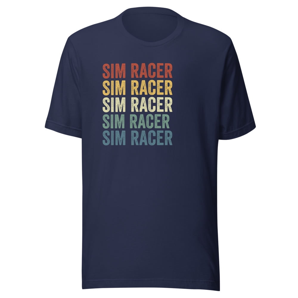 Retro Vintage Sim Racer, Car Racing Sim, Unisex, Funny Sim Racer, Funny ...