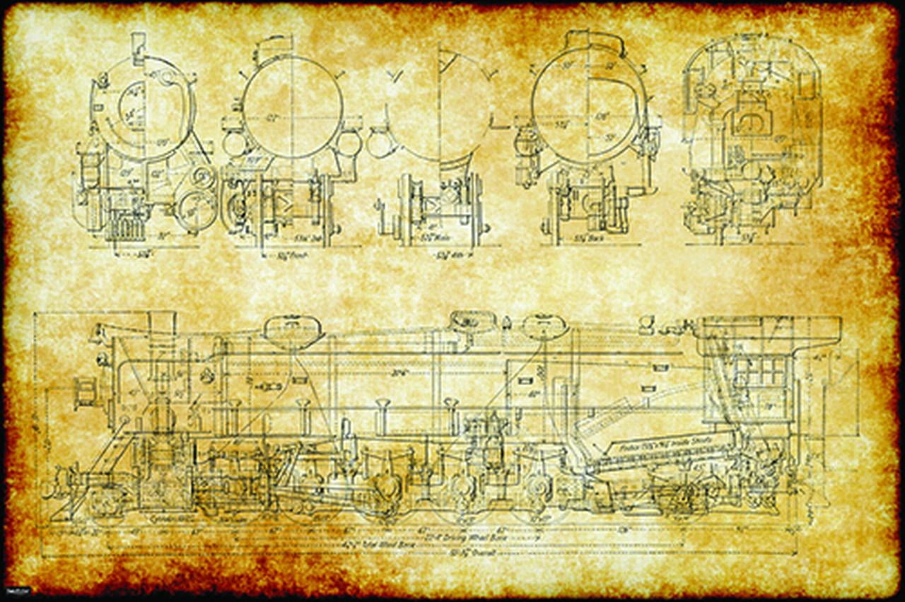 Technical Drawings Poster