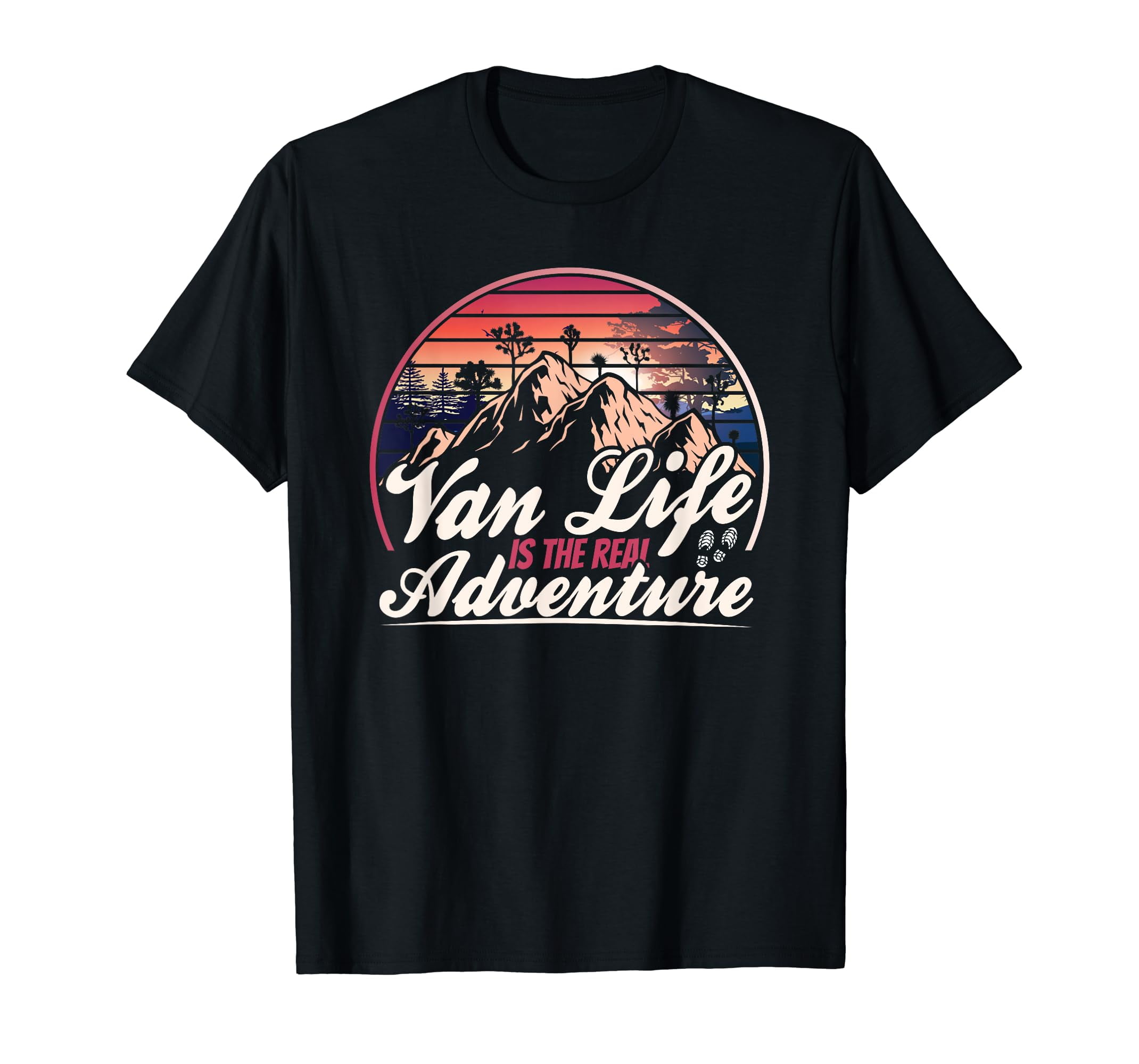 Retro Vintage Van Life is the Real Adventure T-Shirt - Walmart.com