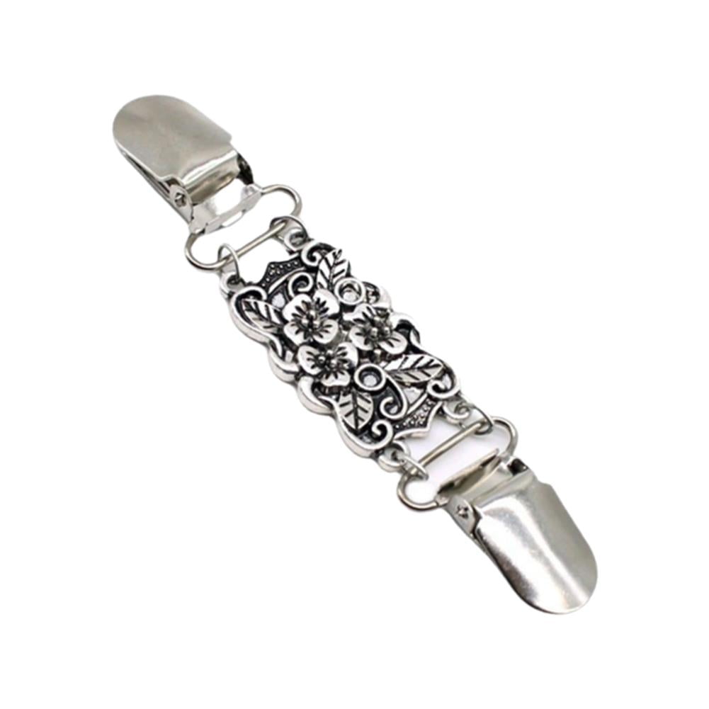 Retro Vintage Women Shirt Dress Cinch Back Sweater Cardigan Clip Clasps ...