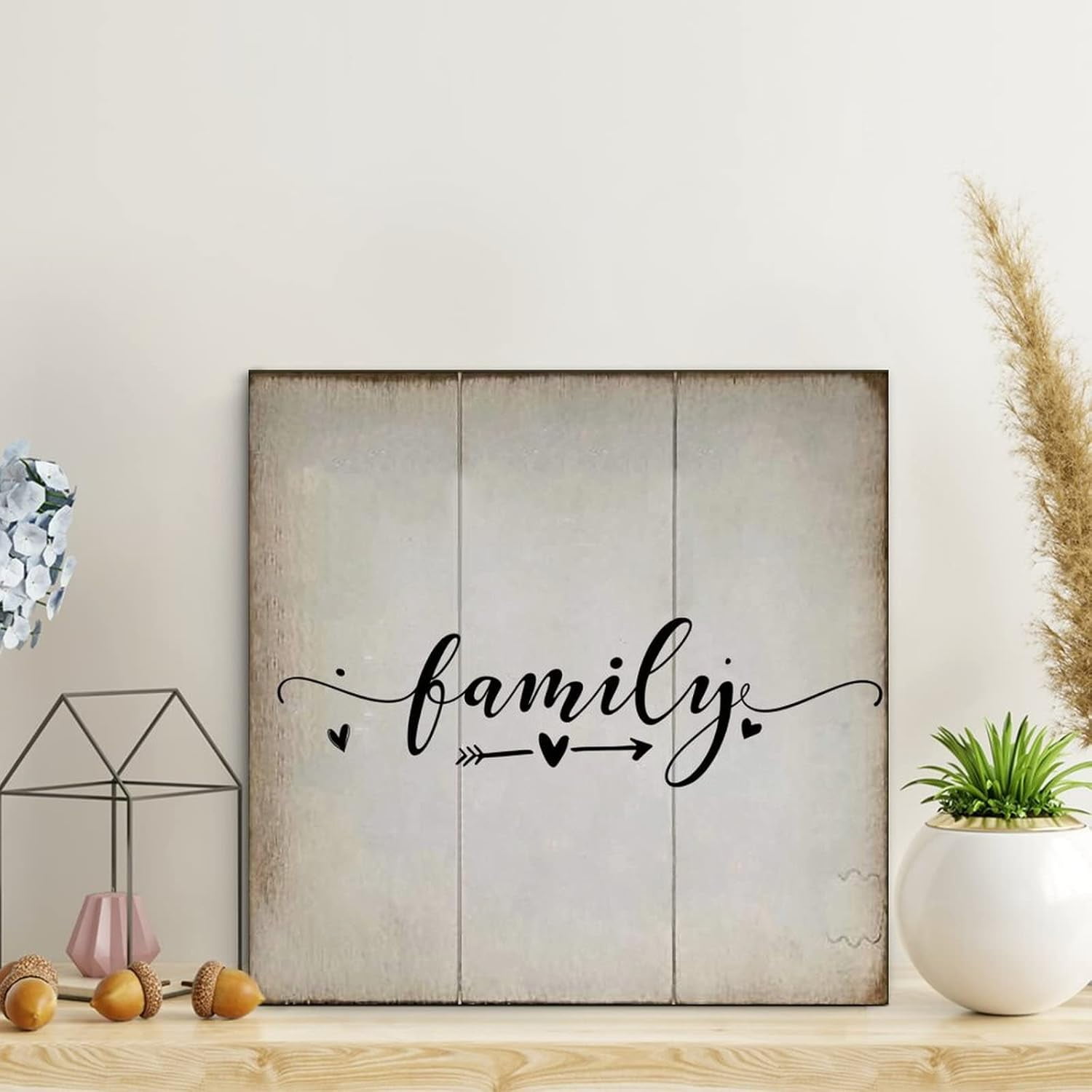 Retro Vintage Wooden Pallet Sign Family Signs With Inspirational Quotes ...