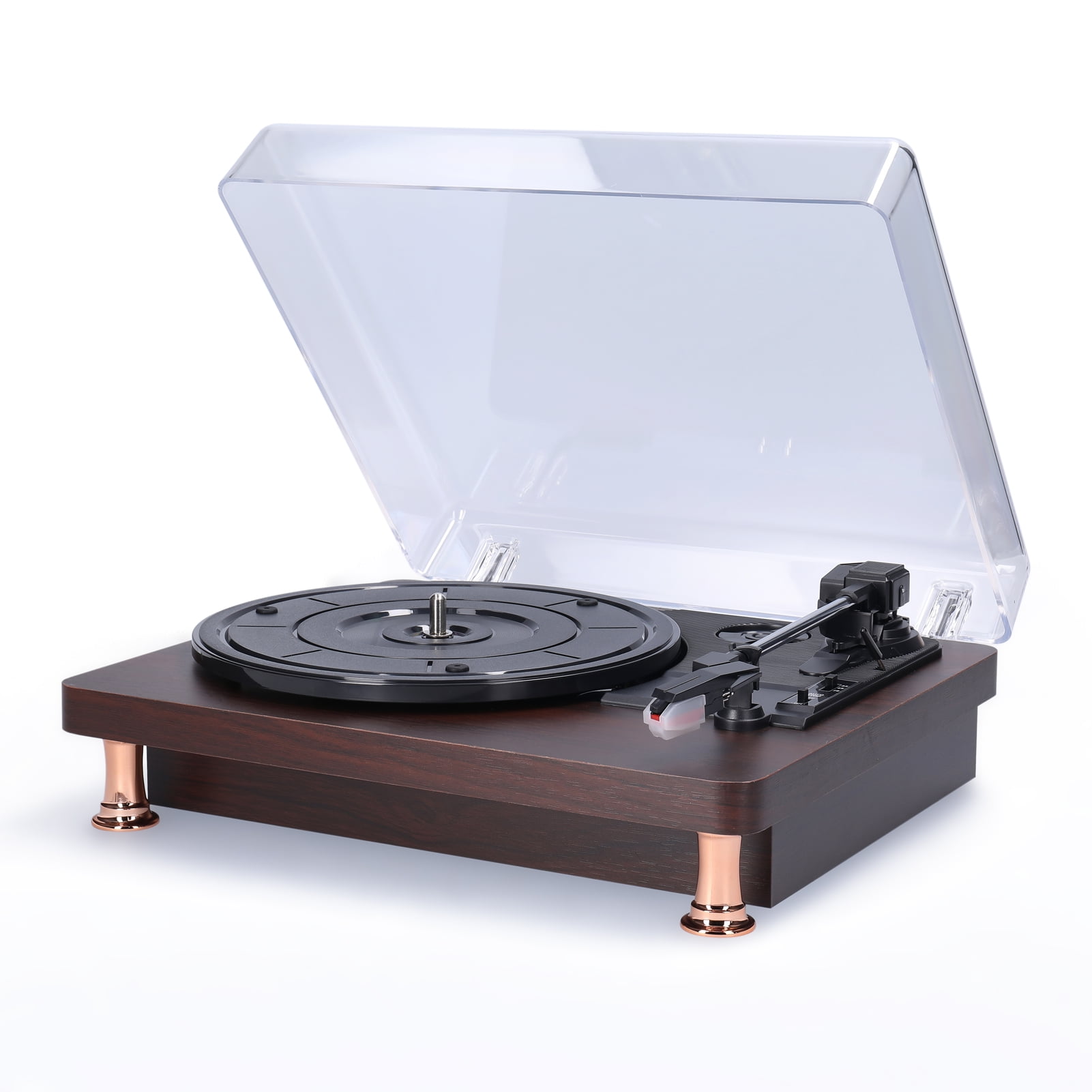 Retro Vinyl Record Player Record Player with Dustproof Cover Nostalgic ...