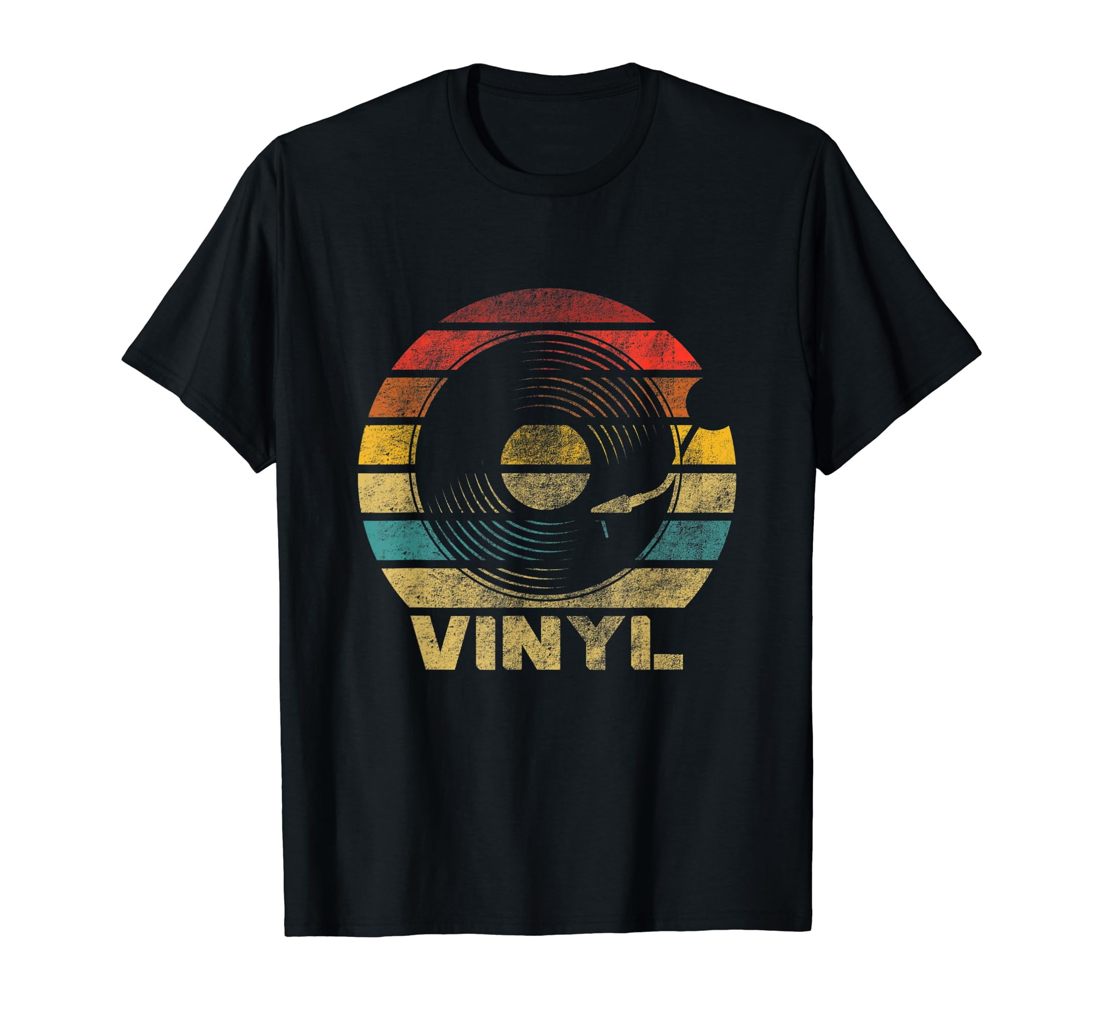 Retro Vinyl Vintage Record Player T-Shirt - Walmart.com