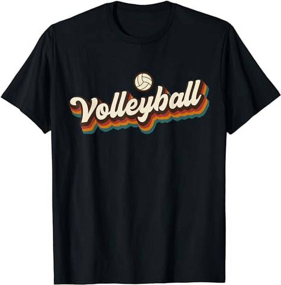 Retro Volleyball Design - Volleyball T-Shirt - Walmart.com