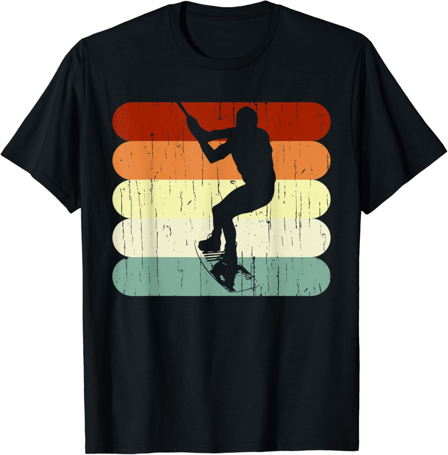 Retro Wakeboarding Wakeboard Wake Wakeboarder T-Shirt mens t shirt ...