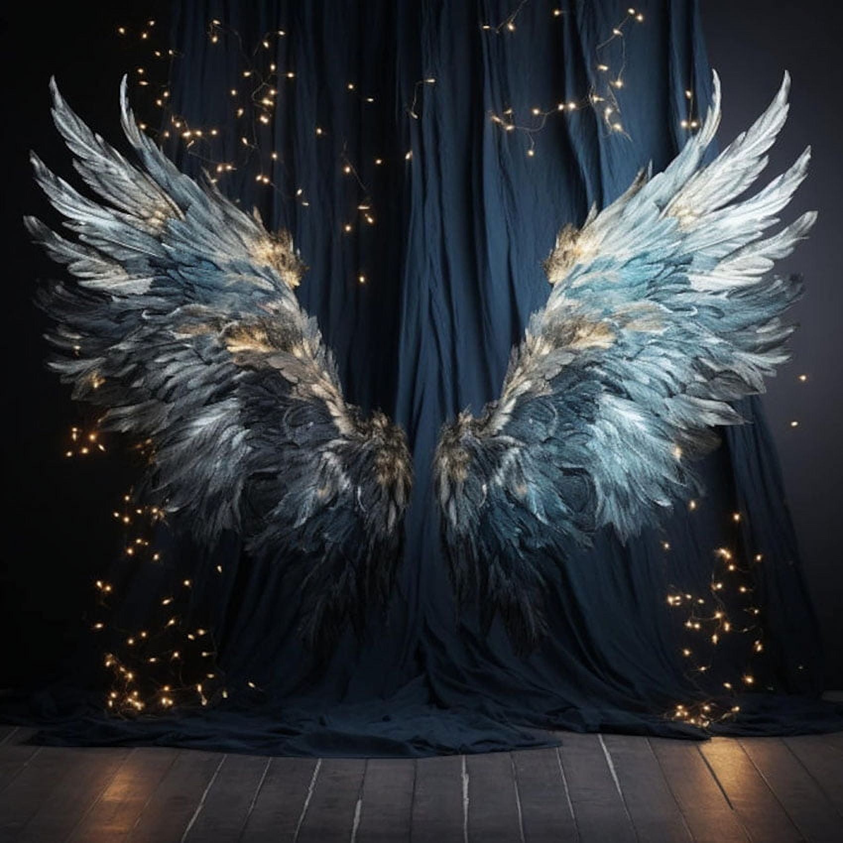 Retro Wall Angel Wing Adult Birthday Party Wedding Maternity Portrait r ...
